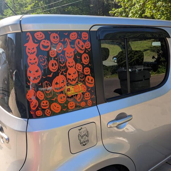 Wild Flowers Door Panel Car Decal, Car Window Decal, Vinyl Decal ...