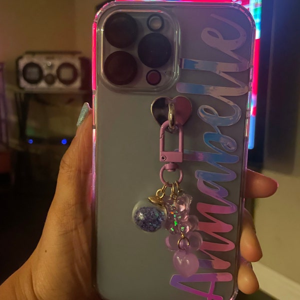 Adhesive Phone Hook, Heart-shaped Phone Charm Hook, Phone Case Hook ...