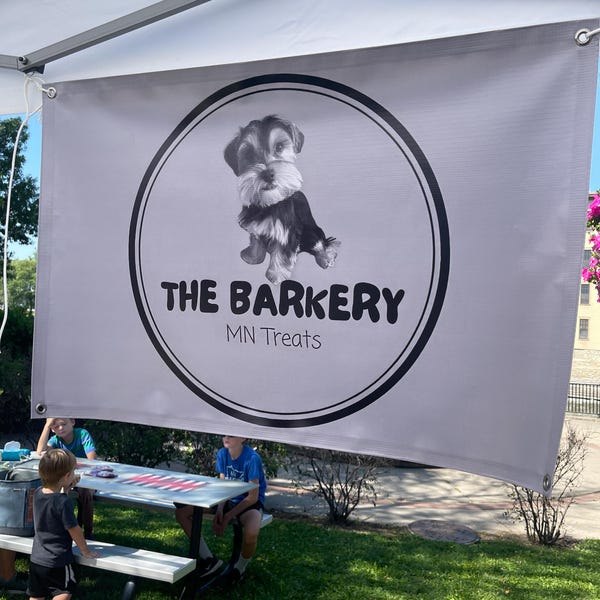 CRAFT SHOW BANNER With Your Logo - Custom Craft Fair Banners - Weather ...