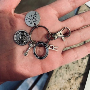 PERSONAL TRAINER KEYCHAIN Inspire Keychain Bodybuilding | Etsy