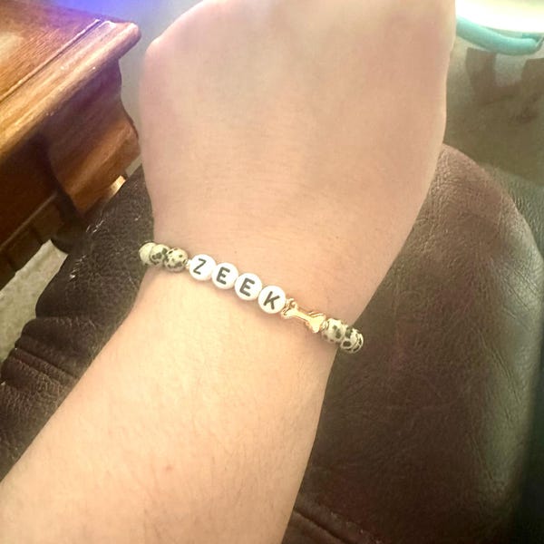 Gold Letter Custom Word Bracelets | Gift for Mom Mother's Day Gift ...