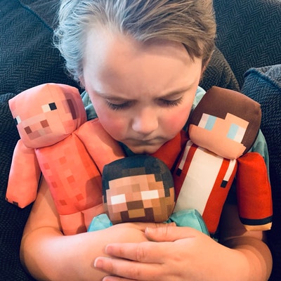 Mikey Plush Toy Minecraft Youtuber From Mikey and JJ - Etsy