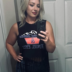 Rock Concert Fringe Tee Band Tee Concert Outfit Band Outfit Music Tees ...