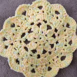 CROCHET PATTERN Tea Rose Doily Written Pattern PDF English - Etsy