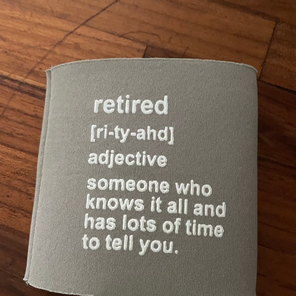 Retirement Party Favors Personalized Beer Can Coolers Cheap Party ...