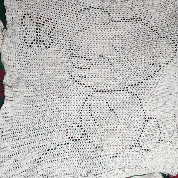 Filet Crochet Blanket Pattern Crochet Baby Blanket Digital Pattern ...