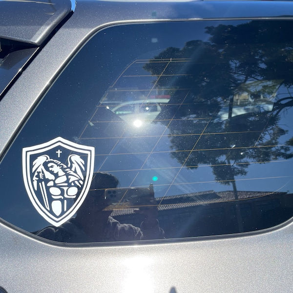 St Michael Decal - Religious Decal - Car Decal - Archangel Saint ...