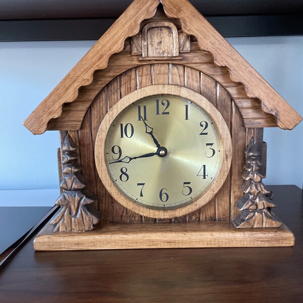 Small Wall Clock, Barn Clock, Mantle Clock, Country Clock, Farmhouse ...