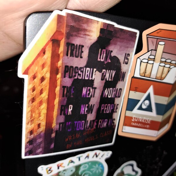 Disco Elysium Mural Sticker - 3" Vinyl Sticker - Etsy