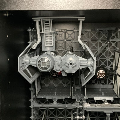 Tie Fighter Hanger With Catwalk 3D Print File - Etsy