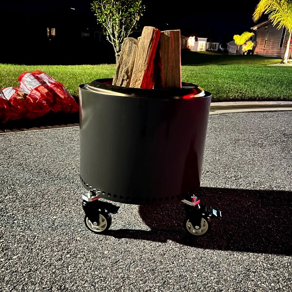 Solo Stove Bonfire Fire Pit Dolly Wheeled Base Mobile Stand. Fits Any ...