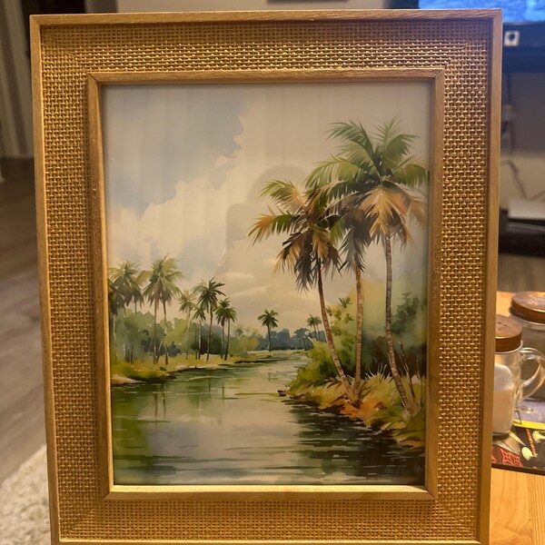 Jordan River Painting Forest River Watercolor Art Print Utah Landscape ...