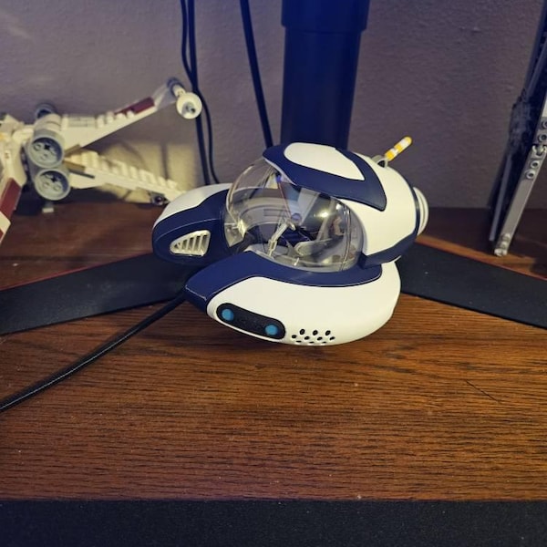 Seamoth From Subnautica - 3D Printed Model With Visible Interior and ...