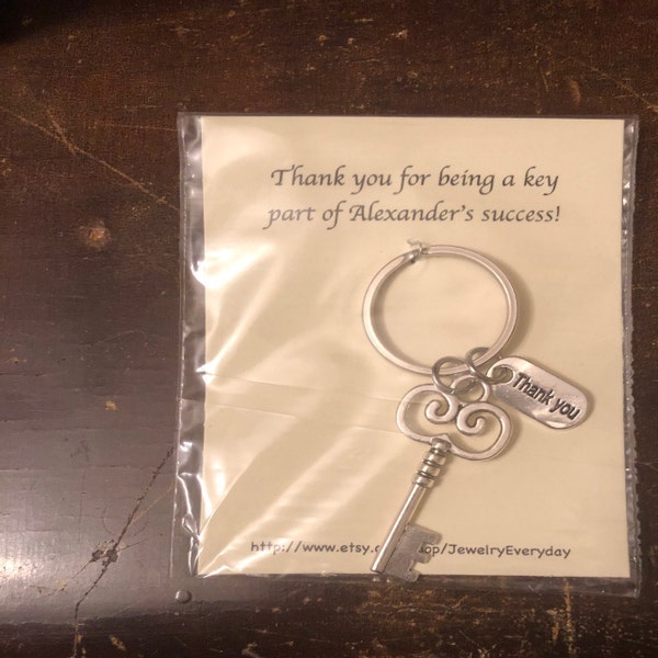 Employee Appreciation Gift Keychain, Key Charm Key Chain, Employee ...