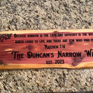 Live Edge Wood Sign Wooden Cedar Tent Camping Outdoor Sign Custom Wood ...