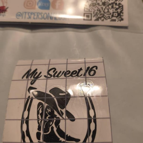 Quinceañera Calcamonia Personalizada Vinilo Para Copas Recuerdos Sweet ...