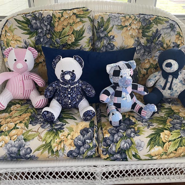 Keepsake Memory Bear Made From Your Loved One’s Clothes,keepsake Bear ...