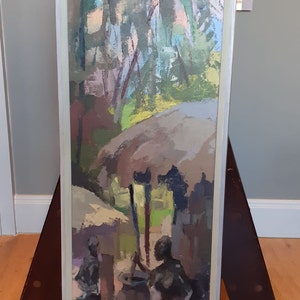 Koros 50s-60s Oil Painting Young Inuit Girl West Germany | Etsy