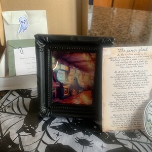 Tiny Baroque Framed Rustic Ghost Portrait 2x3 Inches - Etsy