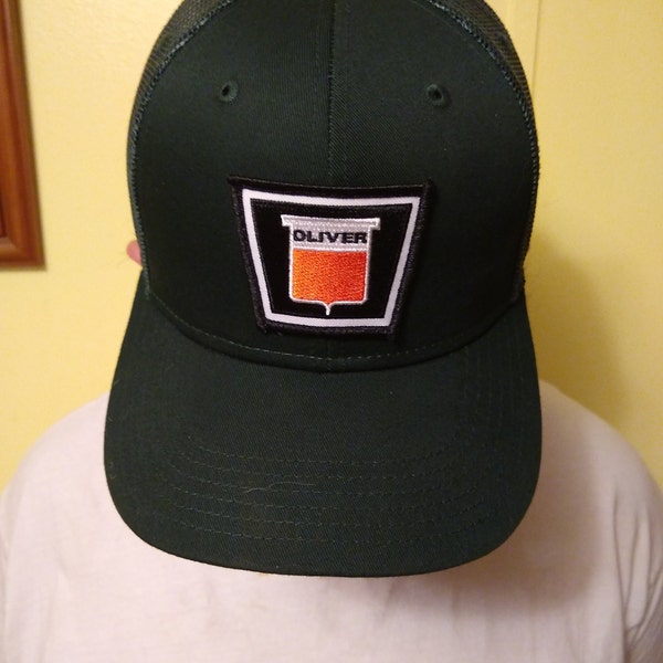 Oliver Tractor Keystone Logo Hat, Green Mesh - Etsy