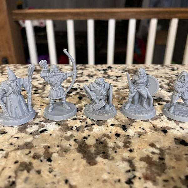 Adventuring Party 1 | 28mm (D&D) Miniatures | Hero Group | Tabletop RPG ...