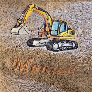 Excavator Embroidery Design: Construction Machine File - Etsy