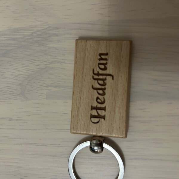 Personalised Wooden Animal Key Rings - Solid Wooden Engraved Custom Key ...
