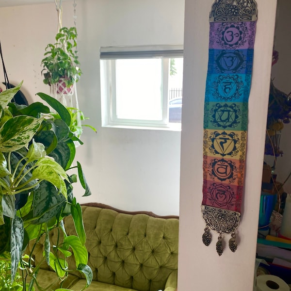 Chakra Hanging Wall Art, Seven Chakras, Wall Decor - Etsy