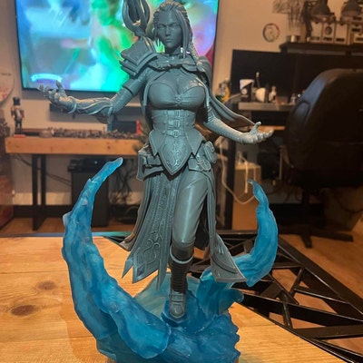 Varian Wrynn Wow Figure 8k Print World of Warcraft 3d Printed Model ...