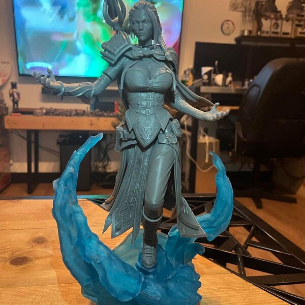 Wow Jaina Proudmoore Figure 8K Print World of Warcraft 3d Printed Model ...