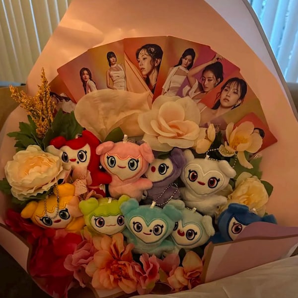 TWICE Lovelyz Plush Flower Bouquet KPOP - Etsy