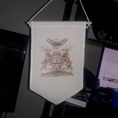 Large Blank Canvas Banner, Enamel Pin Banner, Pin Banner, Pin Pennant ...