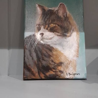 Small Hand Painted Mini Pet Animal Portraits, Custom Dog Horse Painting ...