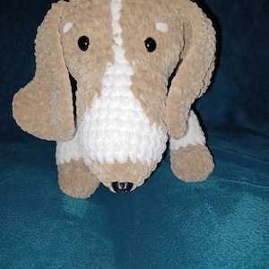 Dachshund Crochet Pattern, Stuffed Dog, Dog Toy, Plush Pattern ...