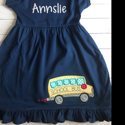 Applique and Embroidery Originals Digital Design 439 School - Etsy