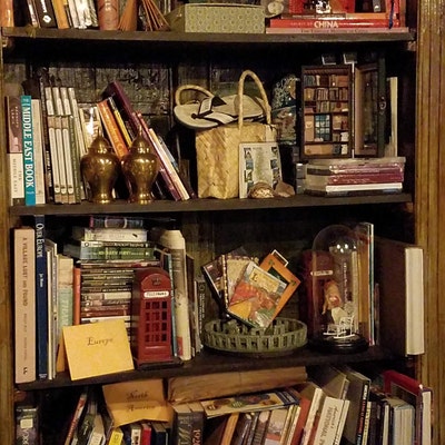 Booknook Chamber of Secrets Magic Book Nook Library Decor Miniature ...