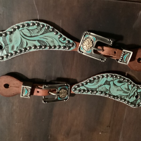Handmade Slotted Copper Filagree Scroll With Turquoise Stone Collection ...