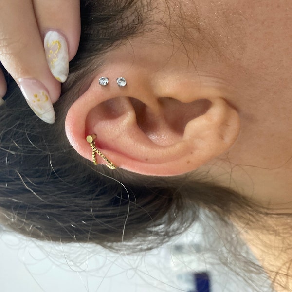 NEW ‣ BEATTI Draping Chain Collection! Double Chain Theadless End ...