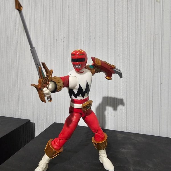 3D Printed & Painted Power Rangers Turbo Morpher / Carranger Accel ...