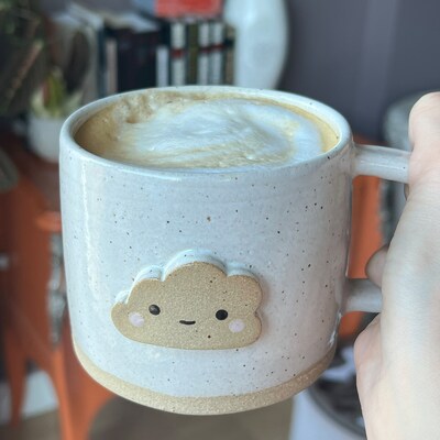 Miss Isabella Smiley Mug : Handmade Cloud Mug - Etsy