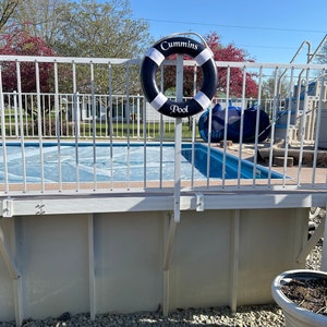 Custom Life Ring USCG Life Ring Boat Wedding Custom Boat Decor ...