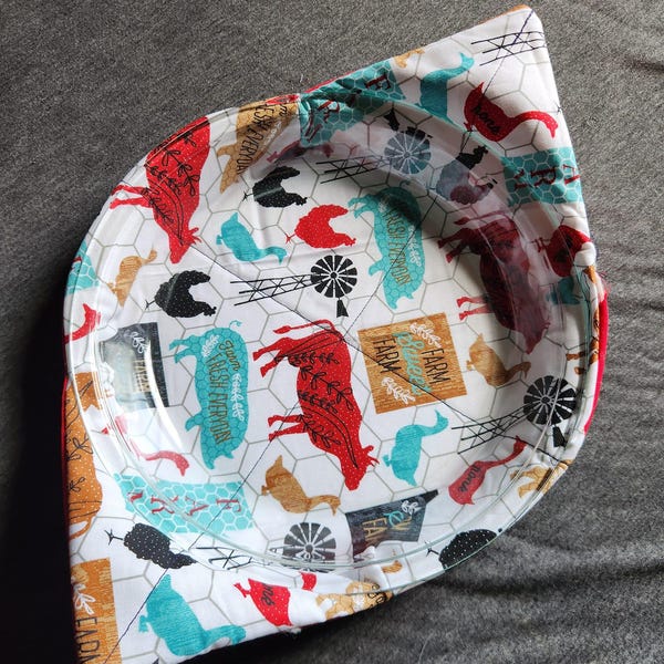 Reversible Pie Plate Cozy Printable Sewing Pattern and Tutorial - PDF ...