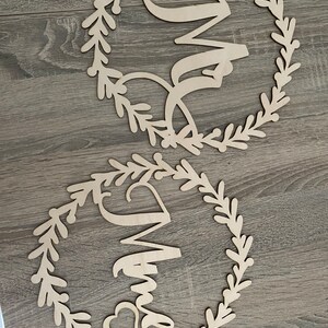 Laser Cut TABLE NAME Free Standing Wooden Table Names - Etsy