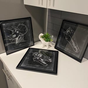 American Alligator Skeleton Wall Art, Reptile Vintage Antique Poster ...