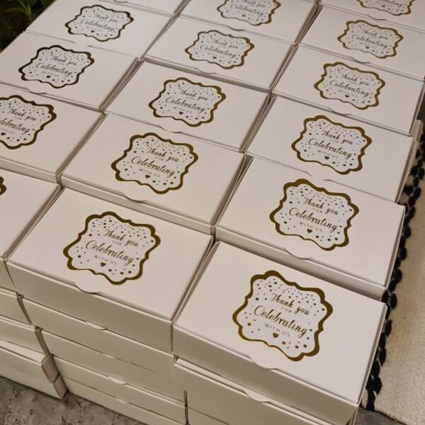 White BUDGET Party Single Slice Cake Boxes - Etsy UK