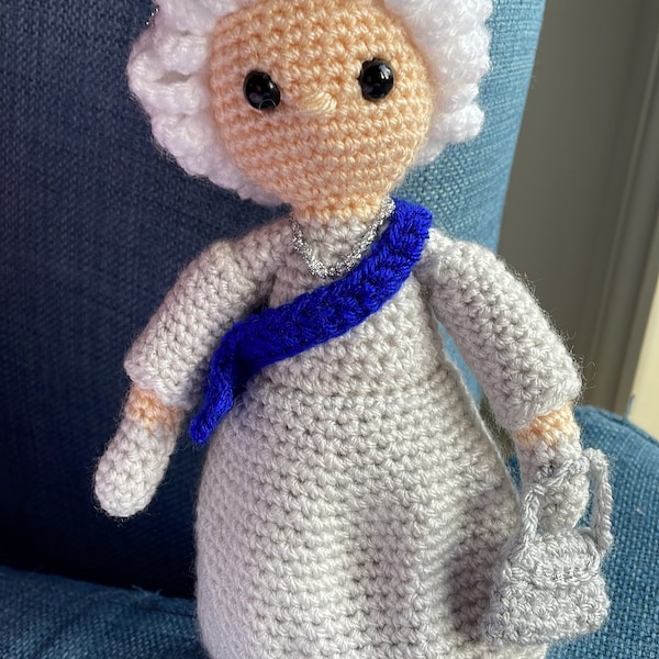 Queen Elizabeth II, Crochet Pattern, PDF Instant Download. - Etsy UK