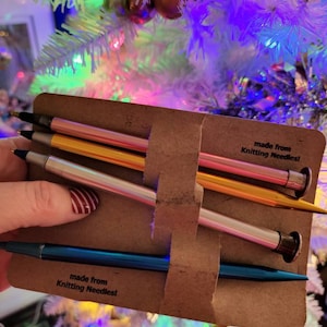 Knitting Needle Pens set of 3 - Etsy