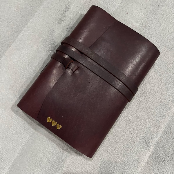 Make Your Own Leather Journal Kit, A6, A5 & A4. DIY Leather Craft ...
