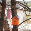 Rustic Primitive Birdhouse Triangle Steps Country Birdhouse Outdoor ...