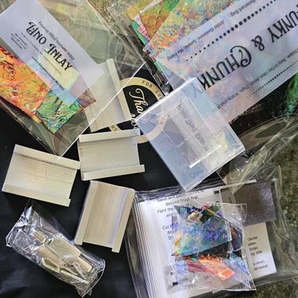 3D Aurora Fusion Tubes Round , Instant Inlay, Faux Dichroic, Aurora ...